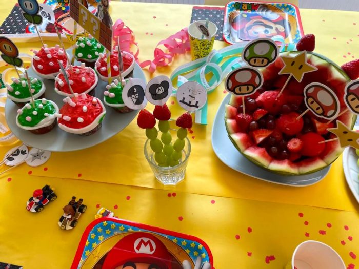 Super Mario Geburtstag ♥ Deko, Essen & 4 Spiele