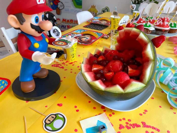 Super Mario Geburtstag ♥ Deko, Essen & 4 Spiele
