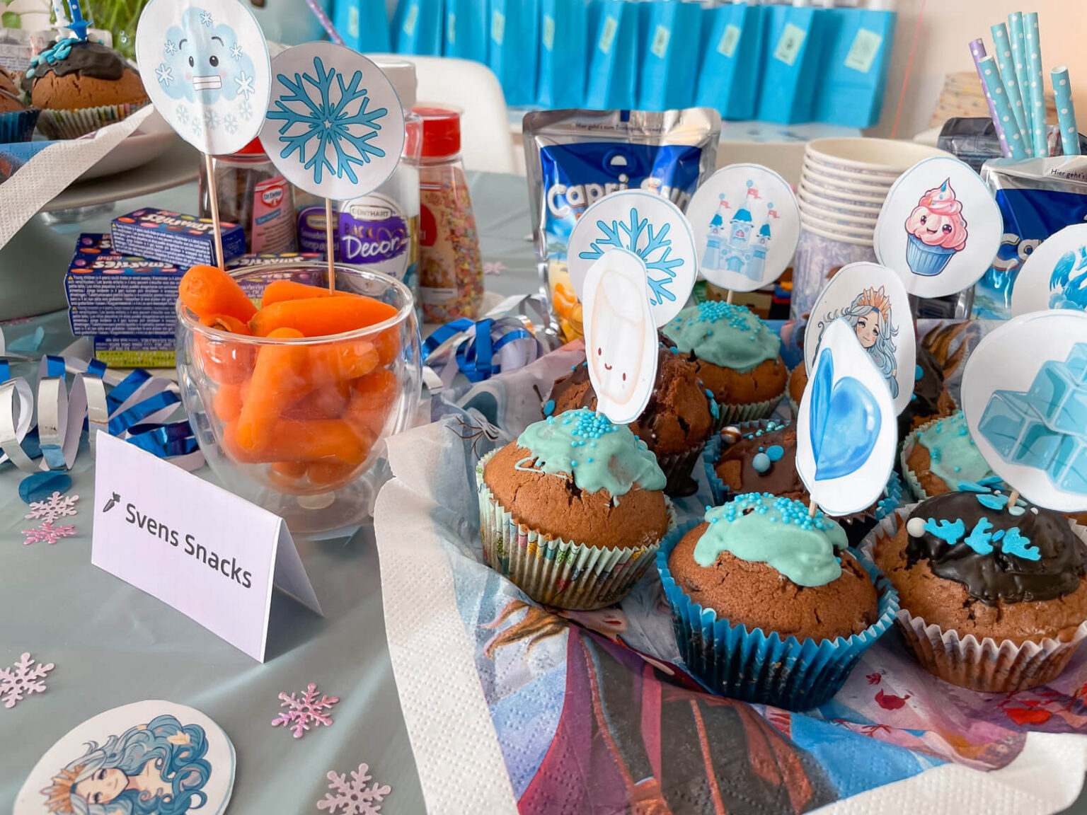 Eiskönigin-Party ♥ Ideen für Essen, Spiele & Deko
